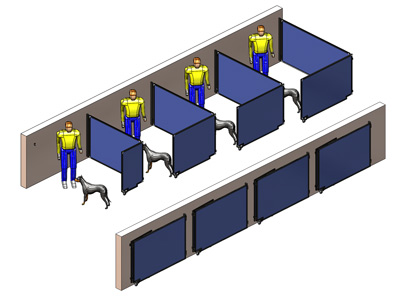 Collapsible Training Panels - Stone Mountain Pet Products