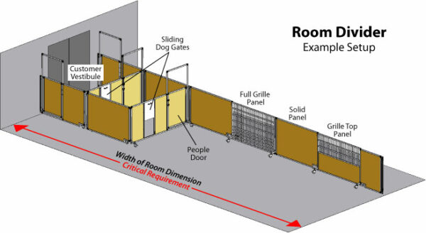 Portable Room Dividers - Stone Mountain Pet Products